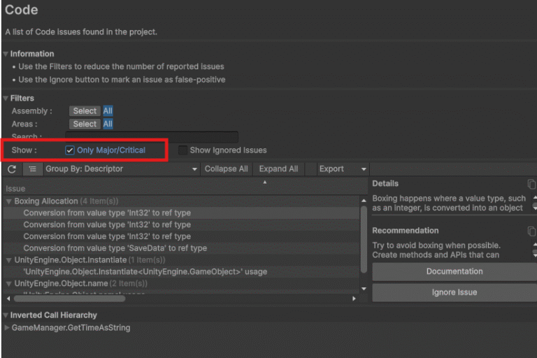 Unity6.1新機能！パフォーマンス問題点を特定してくれるProject Auditorの使い方 | ゲ制工房 ゲーム制作解説ブログ