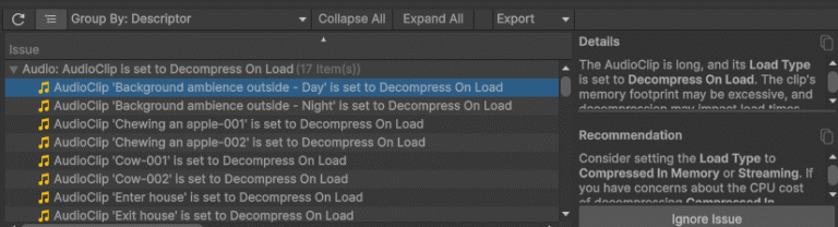 Unity6.1新機能！パフォーマンス問題点を特定してくれるProject Auditorの使い方 | ゲ制工房 ゲーム制作解説ブログ