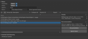 Unity6.1新機能！パフォーマンス問題点を特定してくれるProject Auditorの使い方 | ゲ制工房 ゲーム制作解説ブログ